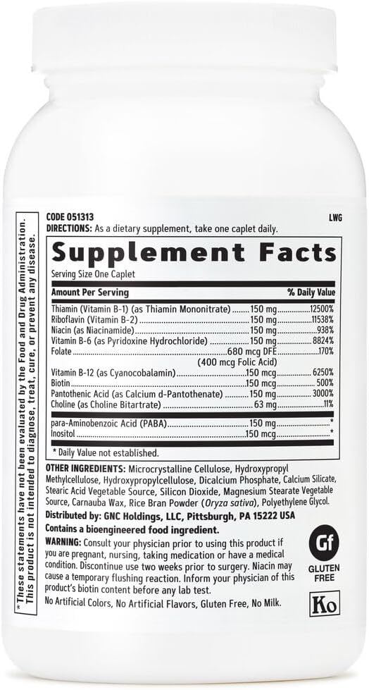 GNC B-Complex 150 | Metabolism & Energy Production | Timed-Release | 100 Count - ThenLevel